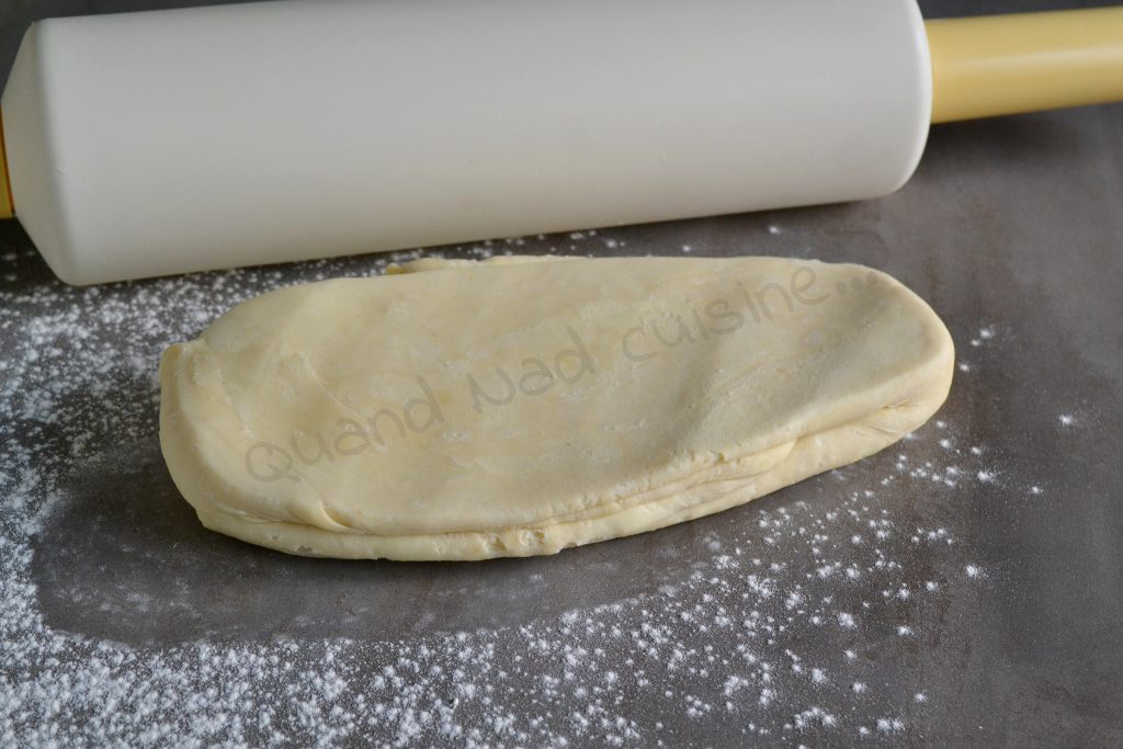 Pâte feuilletée rapide méthode escargot - Quand Nad cuisine...