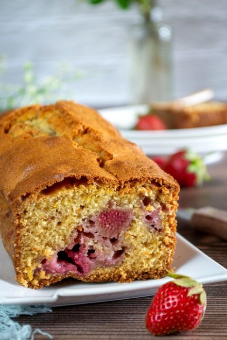 Cake aux fraises - Quand Nad cuisine...